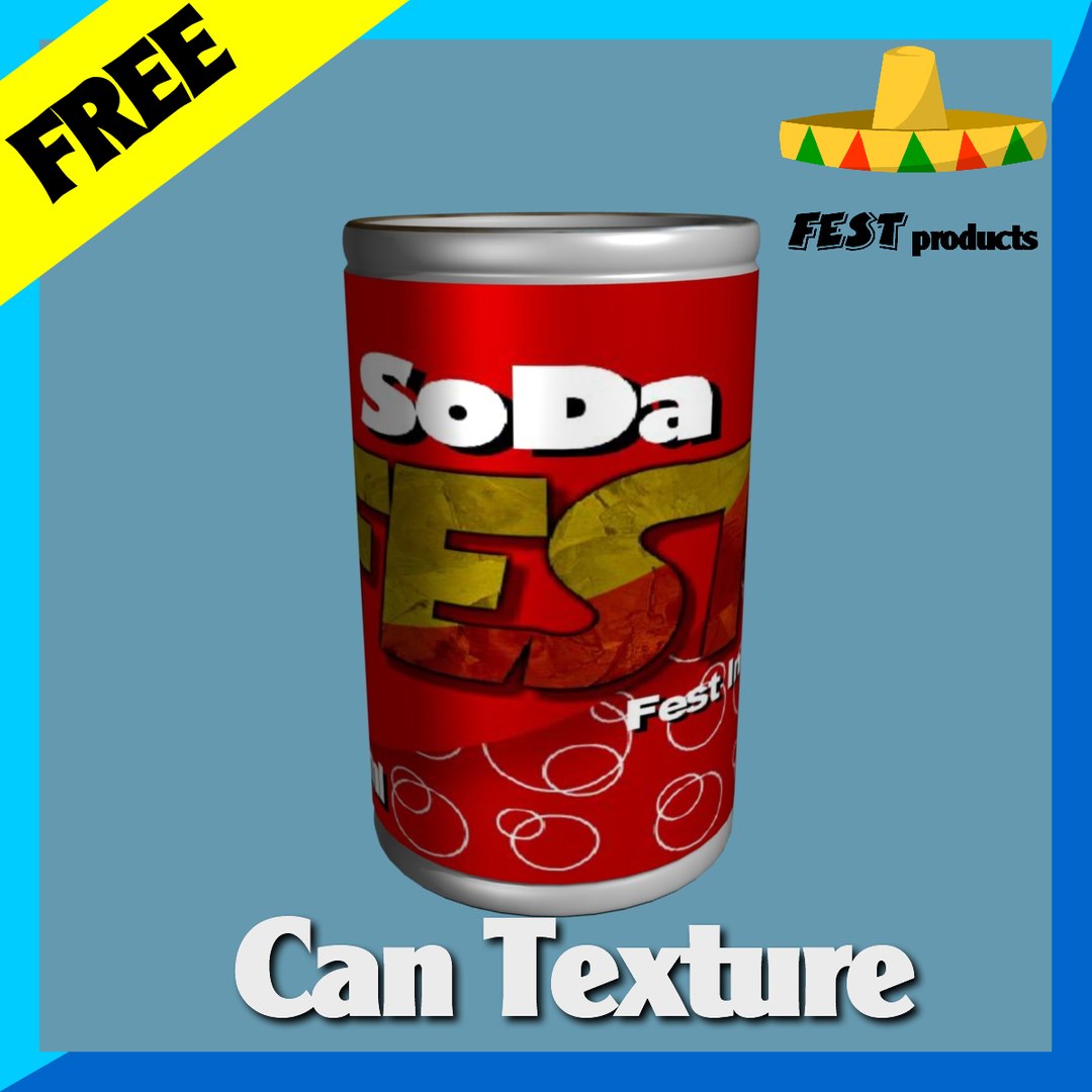 Can Texture - TurboSquid 669413