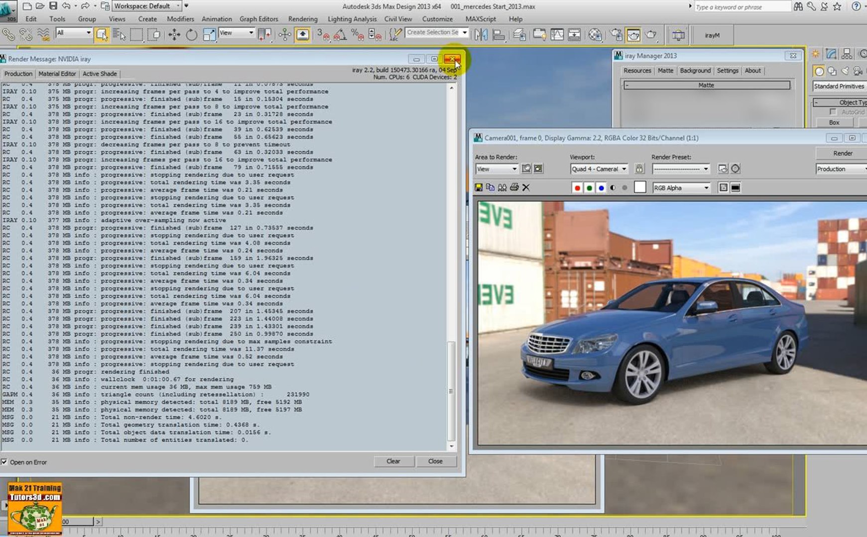 3ds max 2013 Iray Rendering Script cd front Vol 4 - TurboSquid 720718
