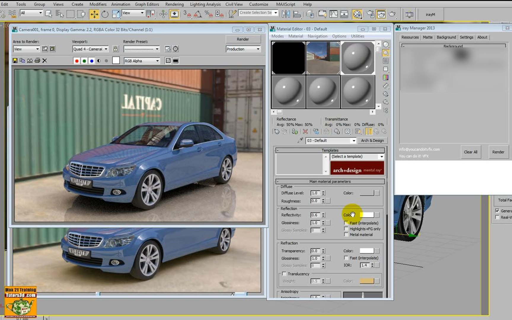 3ds max 2013 Iray Rendering Script cd front Vol 4 - TurboSquid 720718