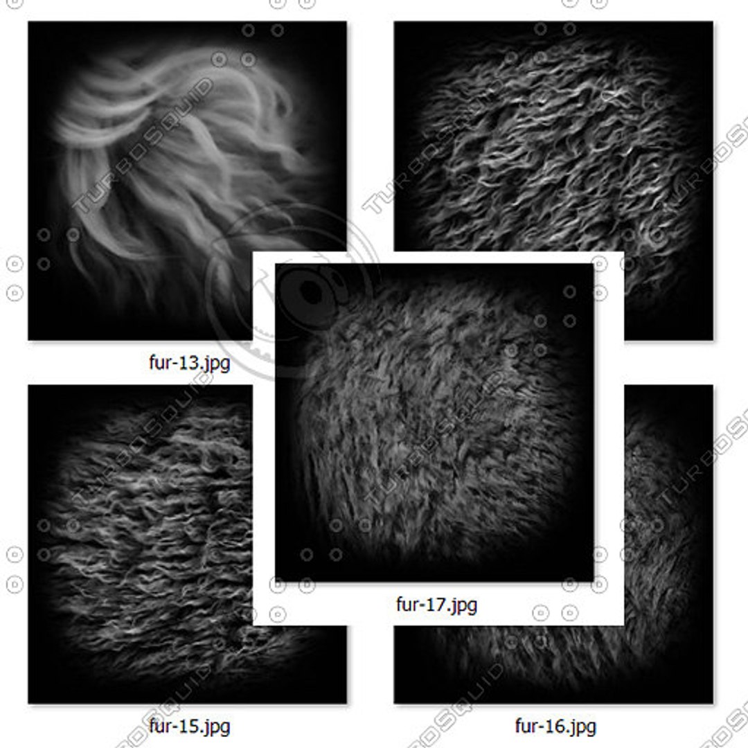 Animal Fur Alpha Brushes - TurboSquid 747599