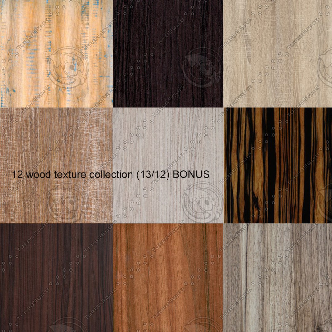 12 wood texture collection (13/12) bonus! - TurboSquid 733755