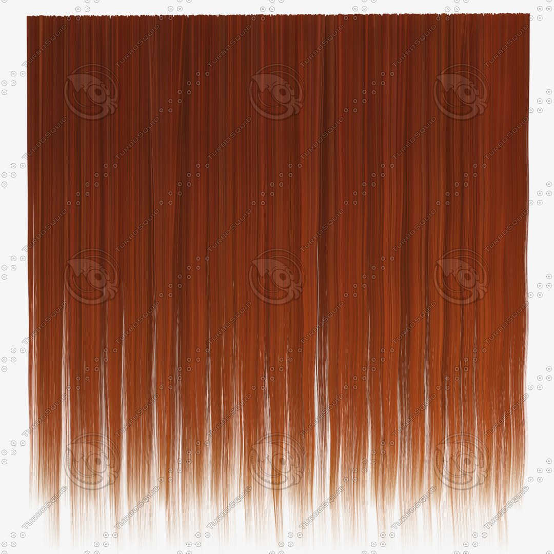Ginger Straight Hair Texture - TurboSquid 746409