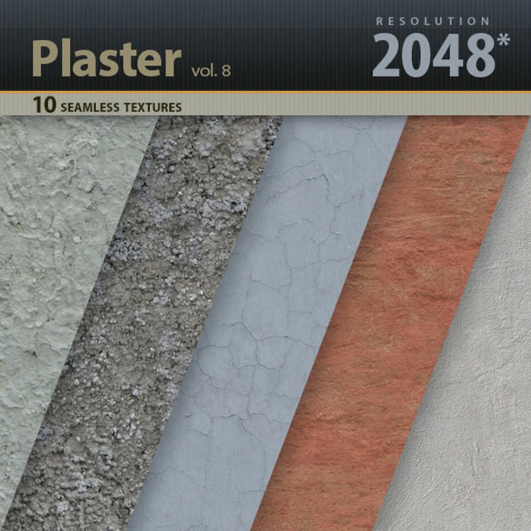 Plaster Textures Vol.8 - TurboSquid 727558