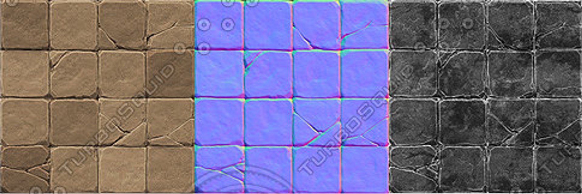 Mud Stone Floor Tile 01 - TurboSquid 739938