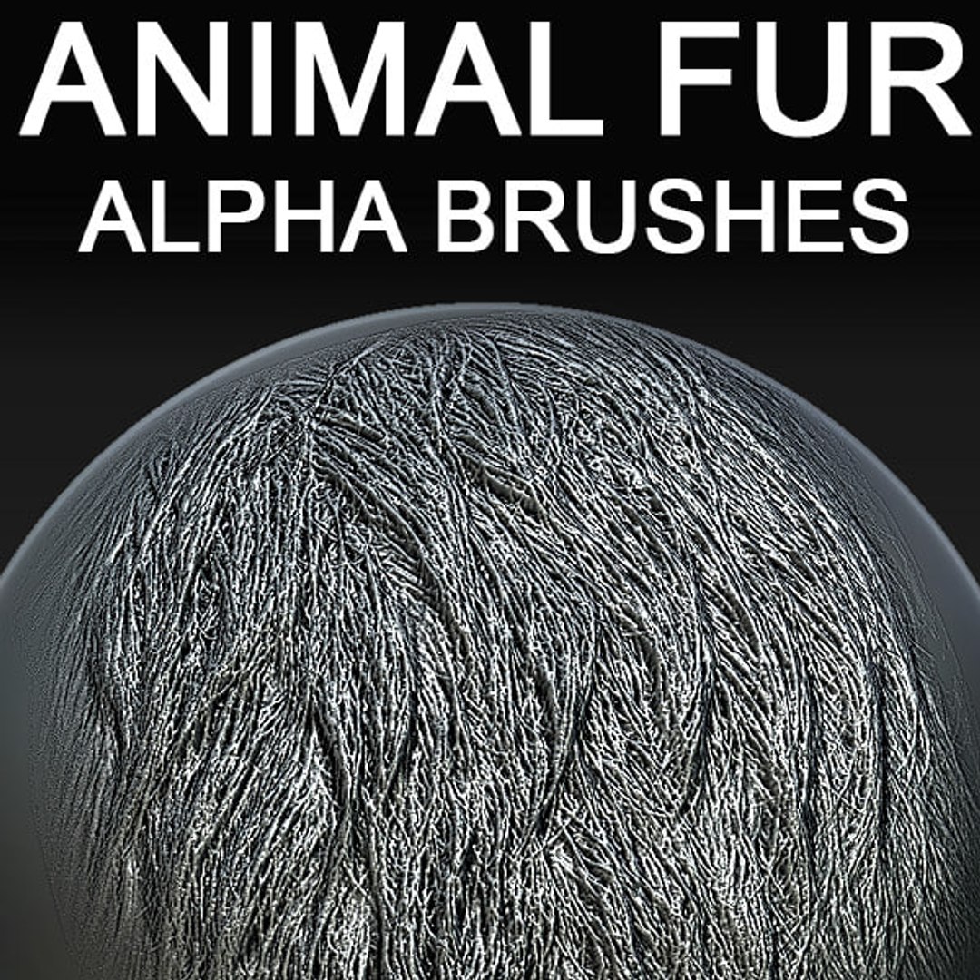 Animal Fur Alpha Brushes - TurboSquid 747599
