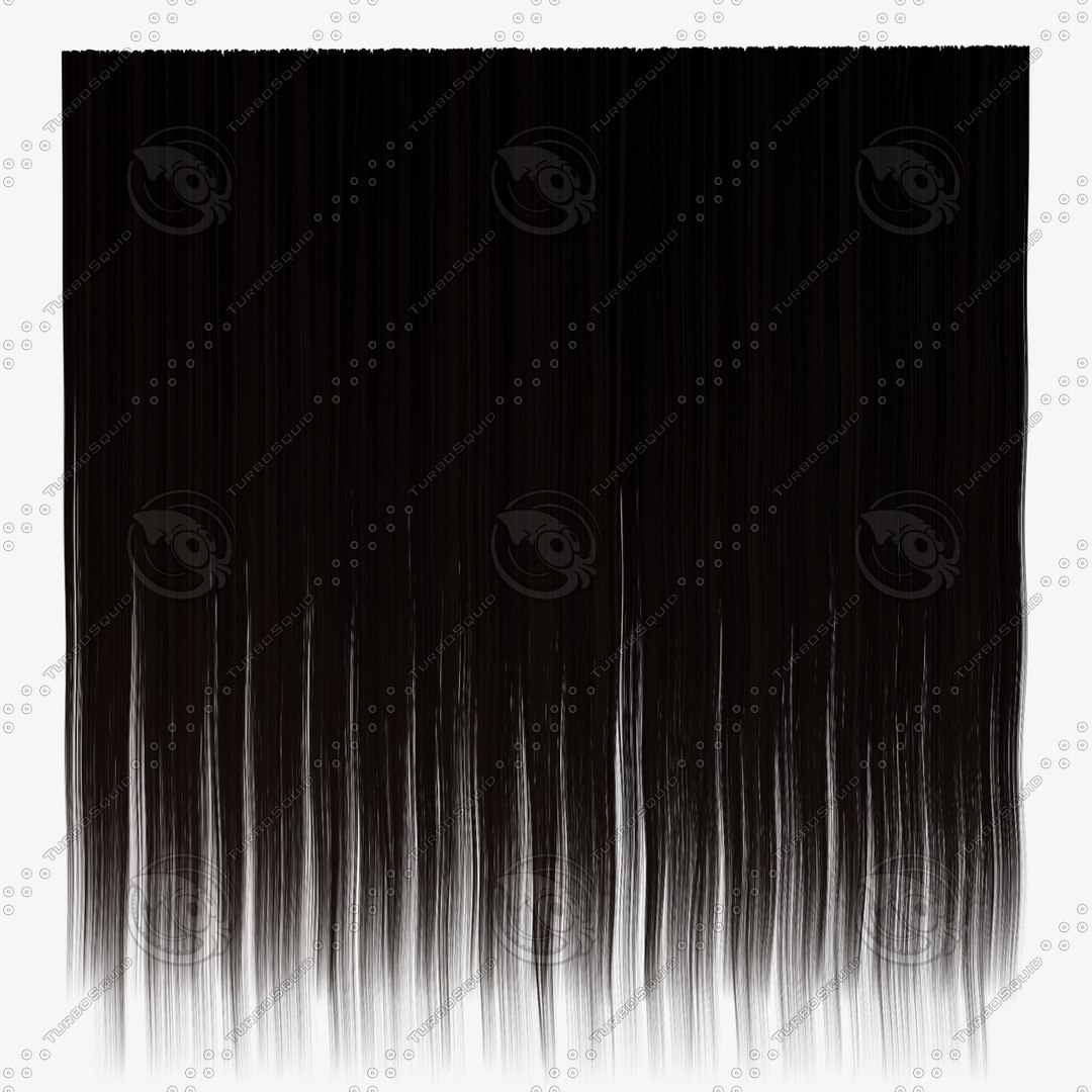 Straight Black Hair Texture - TurboSquid 746358