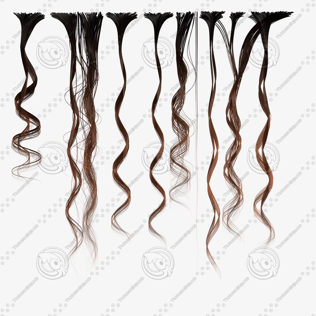 Brown Messy Hair Textures - TurboSquid 746328