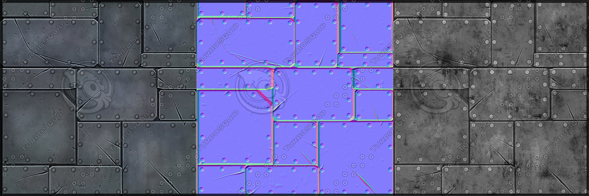 Metal Plate Tile 01 - TurboSquid 742911