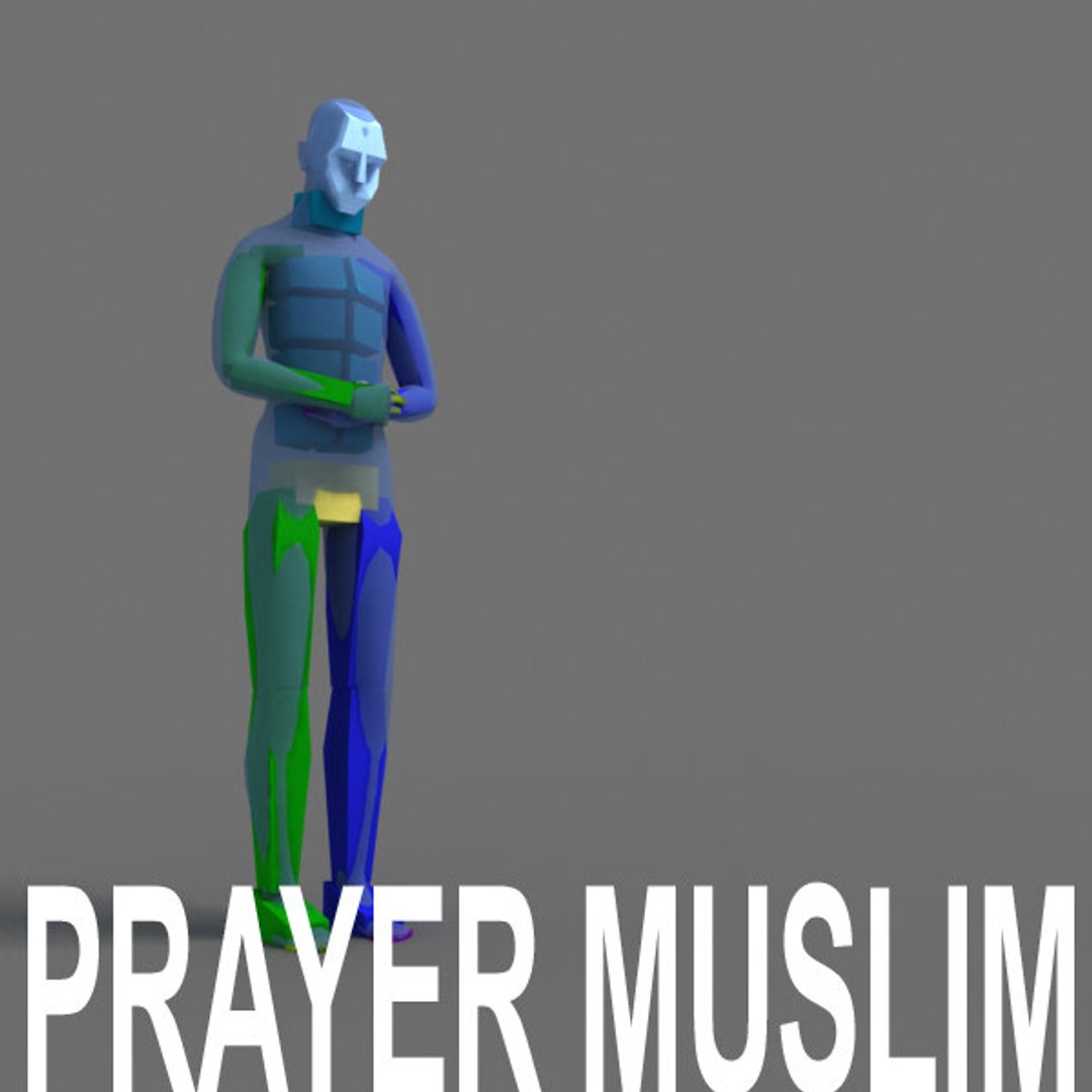 muslim prayer - TurboSquid 712913