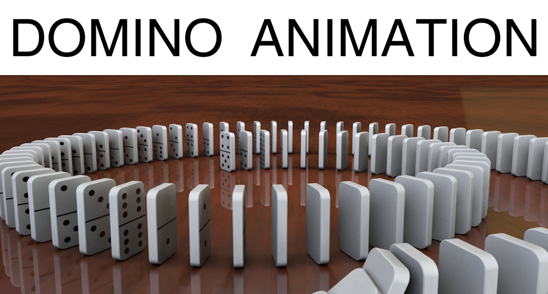 Domino animation - TurboSquid 733313