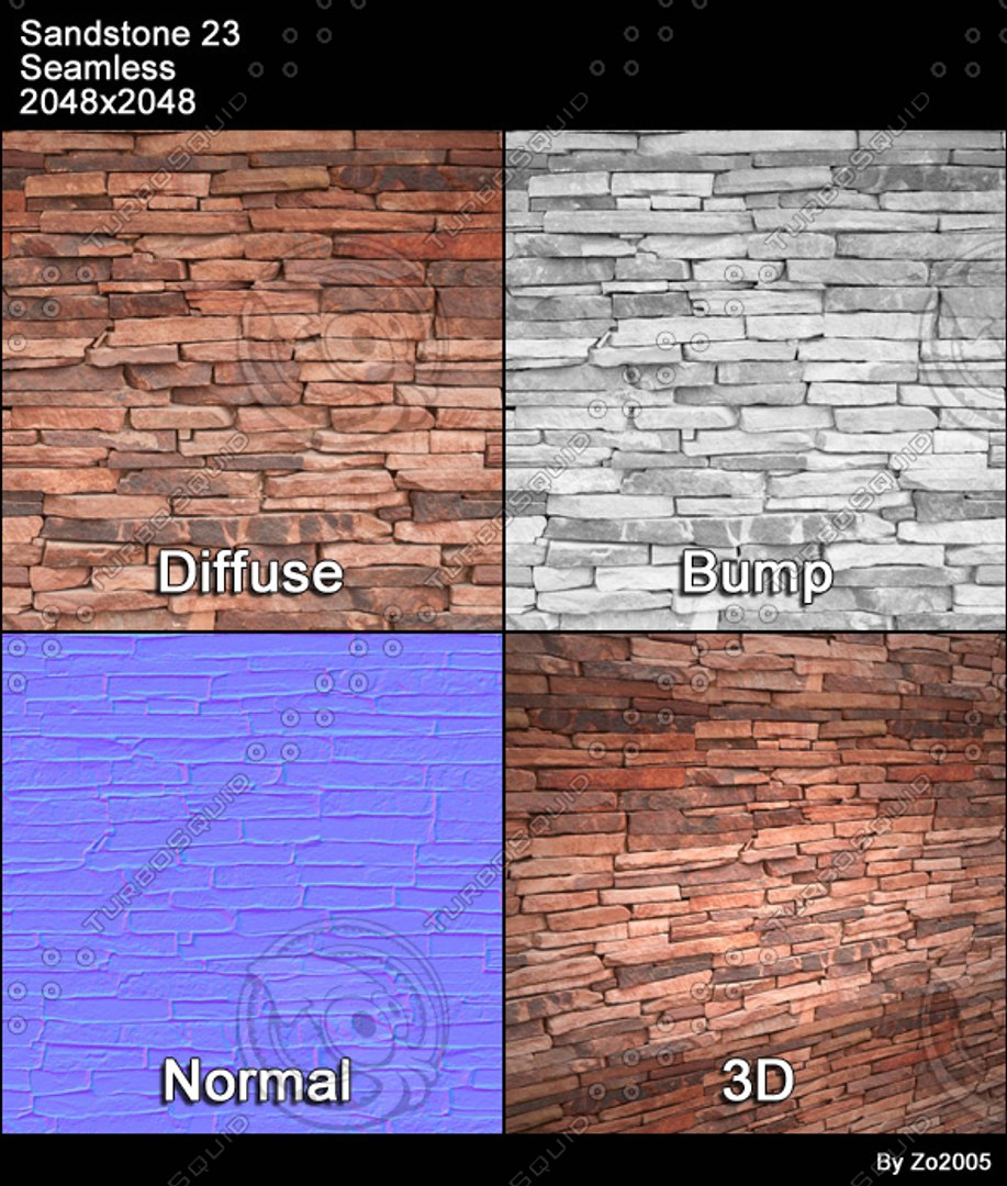 Sandstone Pack 02 (12 seamless textures) - TurboSquid 738316