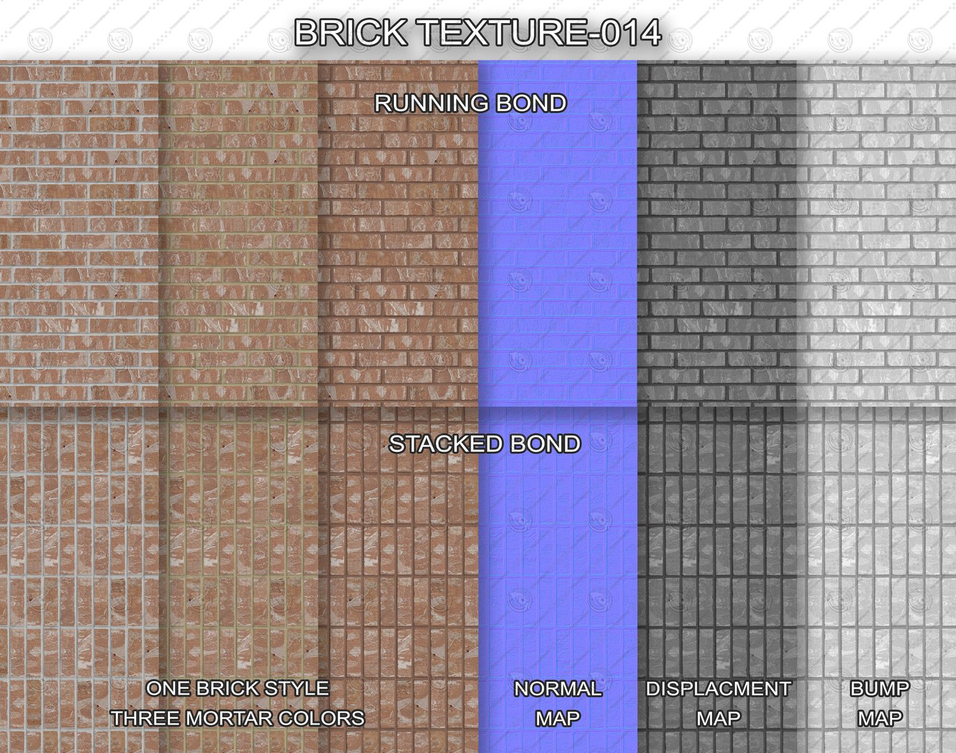 Brick Texture Collection 3 - TurboSquid 744556