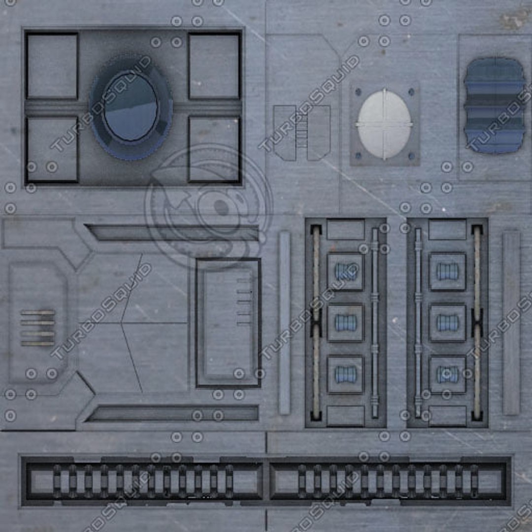 Sci-Fi textures pack - TurboSquid 756750