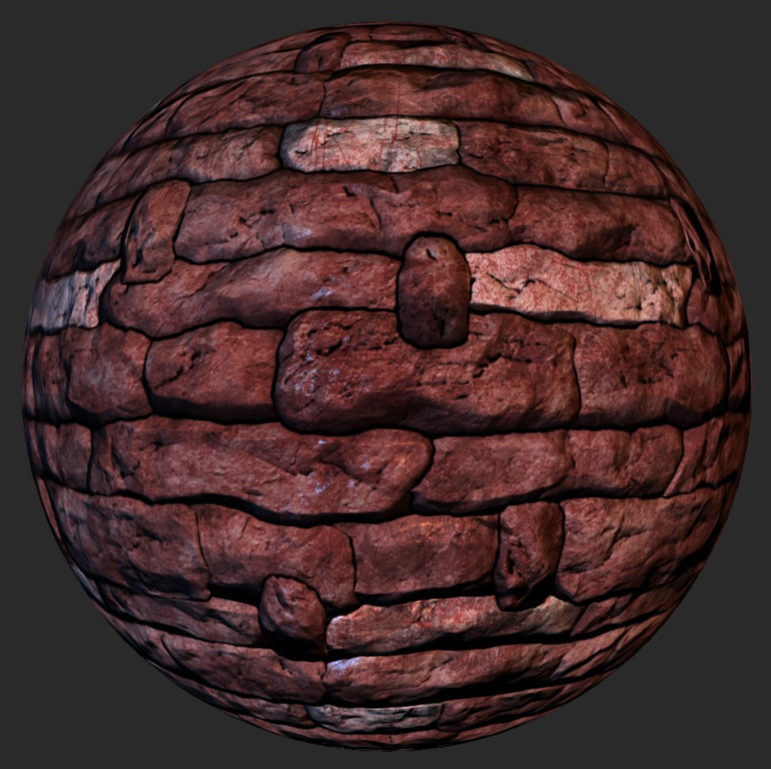 Game Ready Stylized Stone Wall - TurboSquid 780703