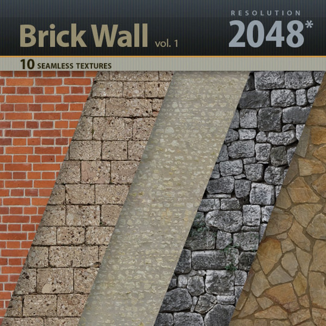 Brick Wall Textures Vol.1 - TurboSquid 838625