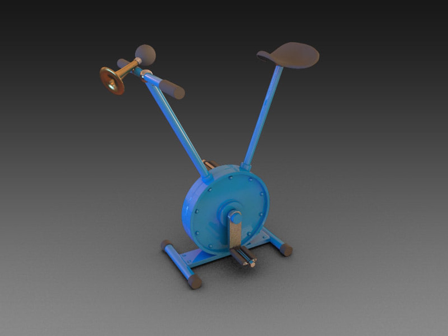 Spinning Bike 3d Dxf