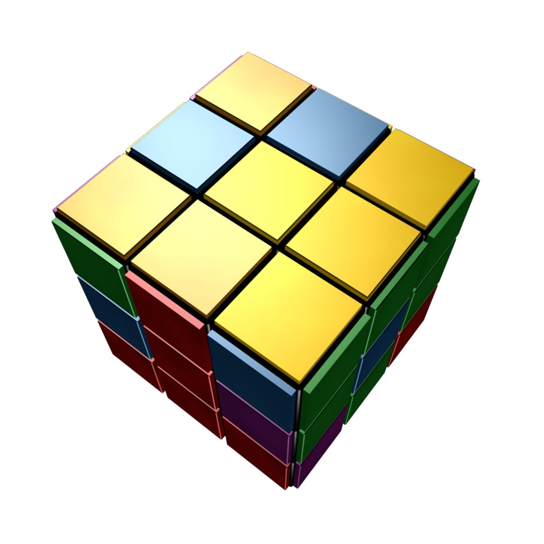 color cube 3d max