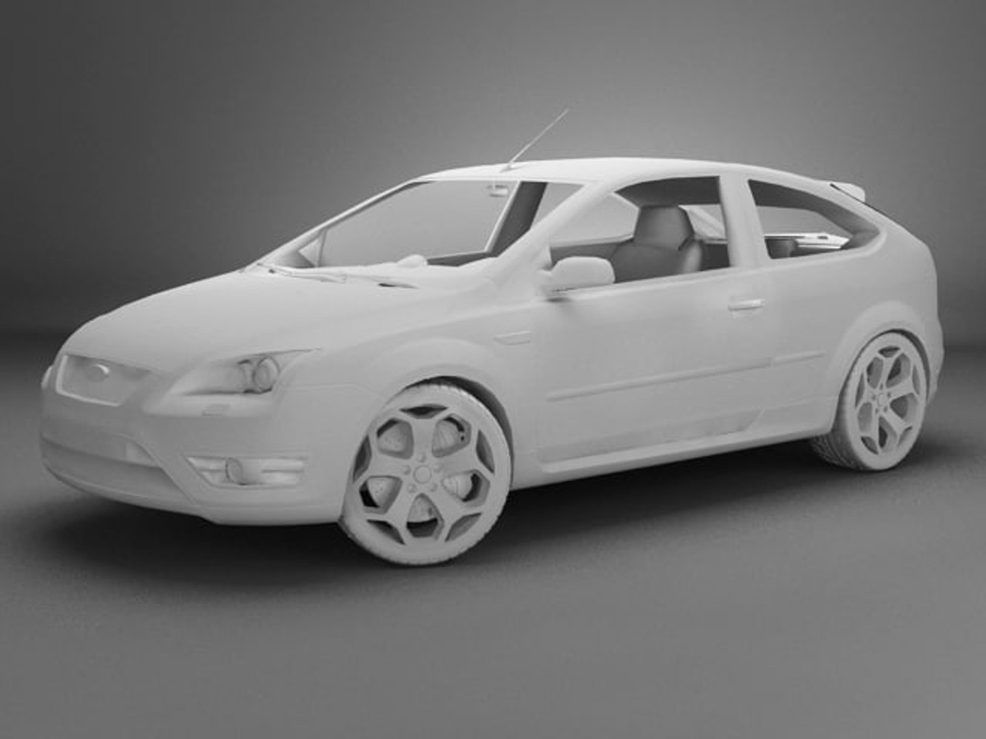 focus materials car 3d max