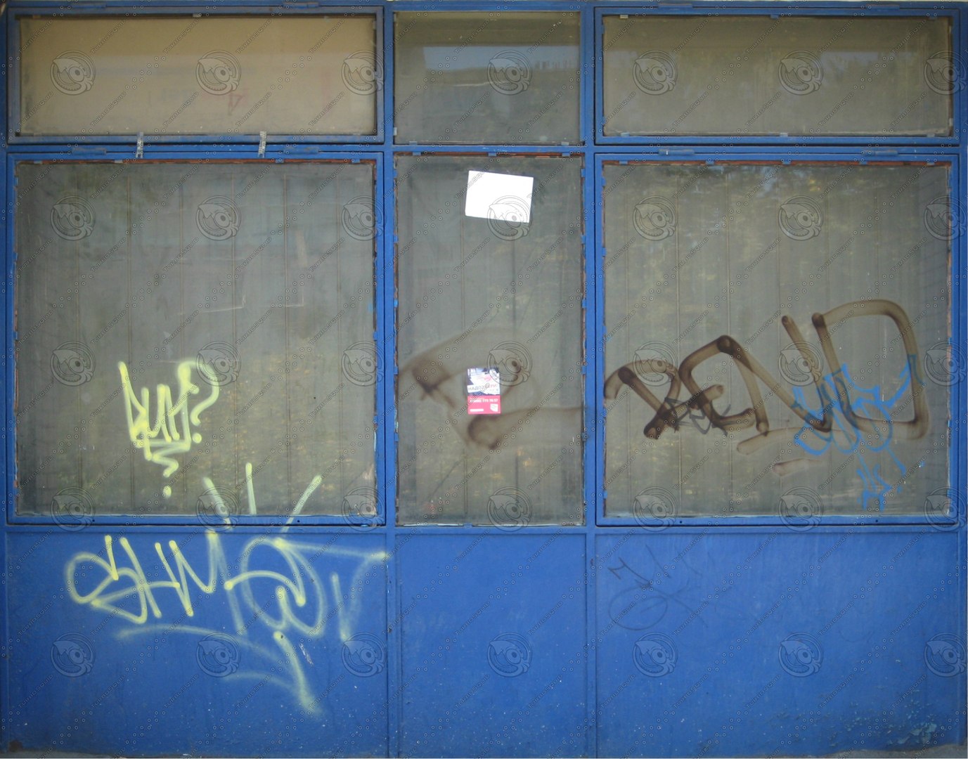 Windows 81 - Abandoned Storefront Texture - TurboSquid 850759