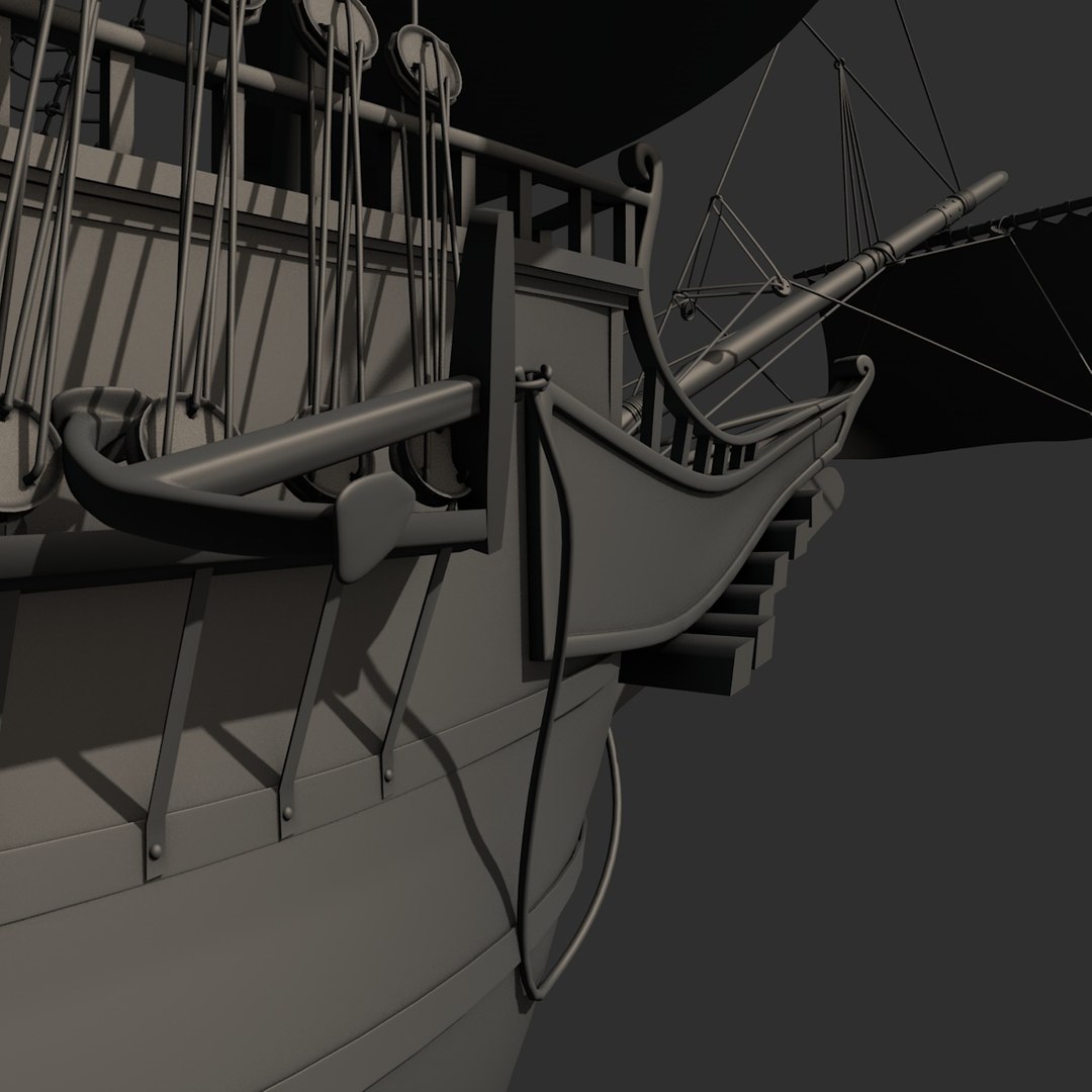 Invictus Ship 3d Model