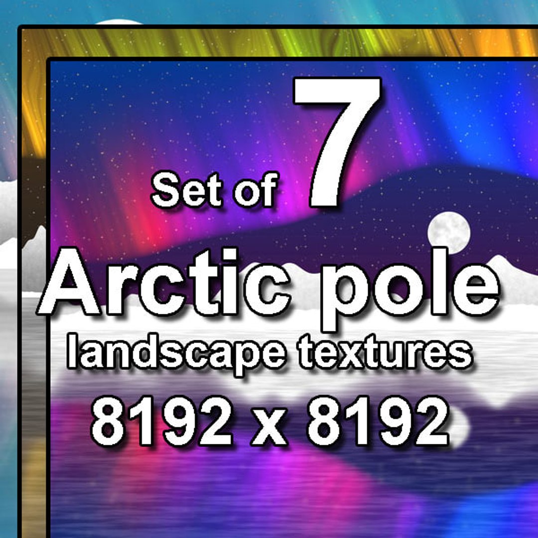 Arctic Pole Landscape 7x Textures - TurboSquid 881417