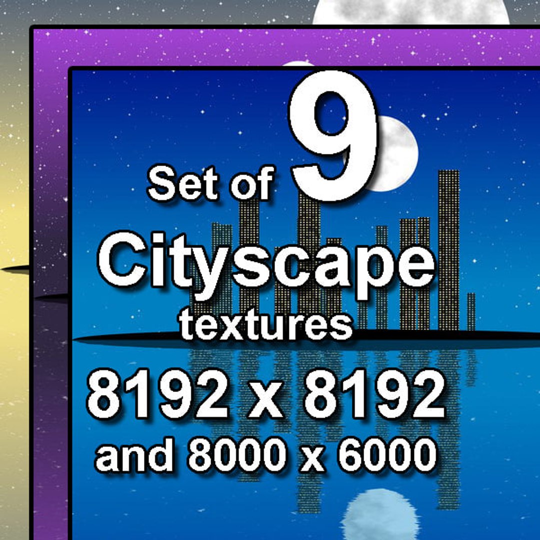 Cityscape 9x Textures - TurboSquid 881514