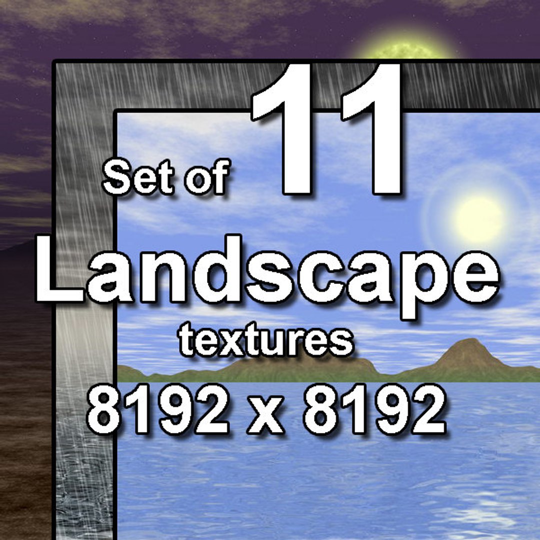 Landscape 11x Textures - TurboSquid 882793