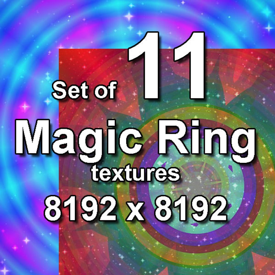 Magic Ring 11x Textures, Set #2 - TurboSquid 882981