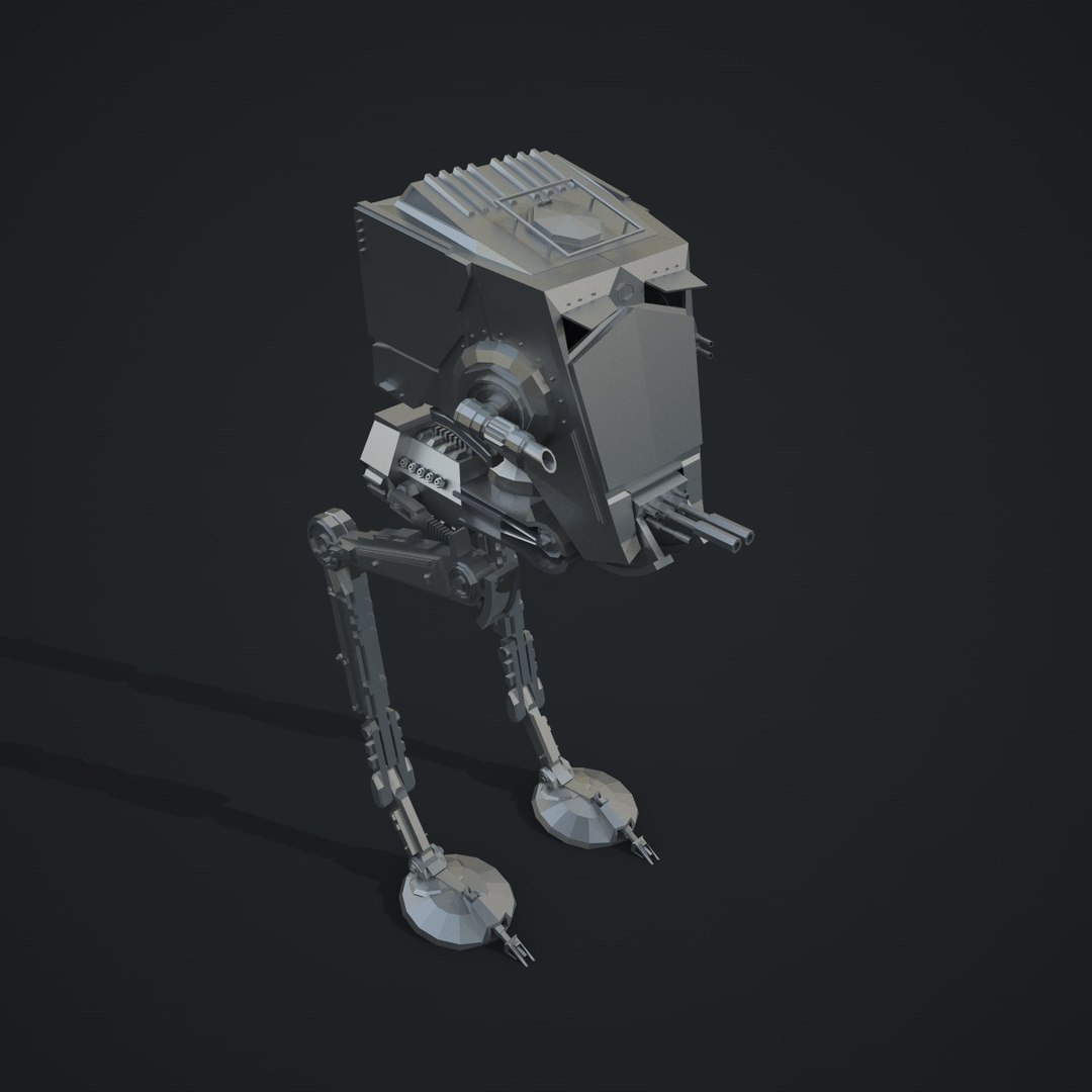 3d At-st Walker Model