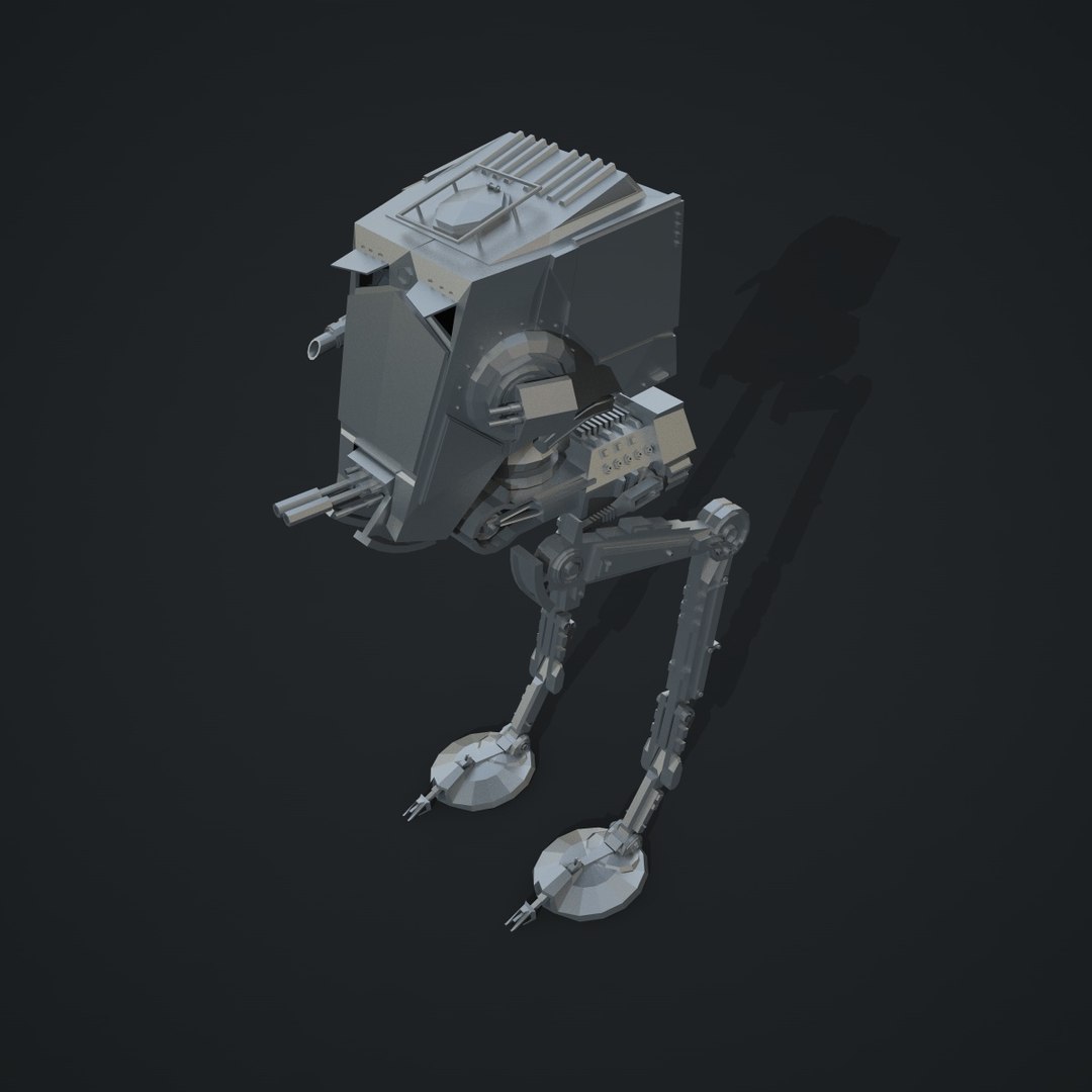 3d At-st Walker Model