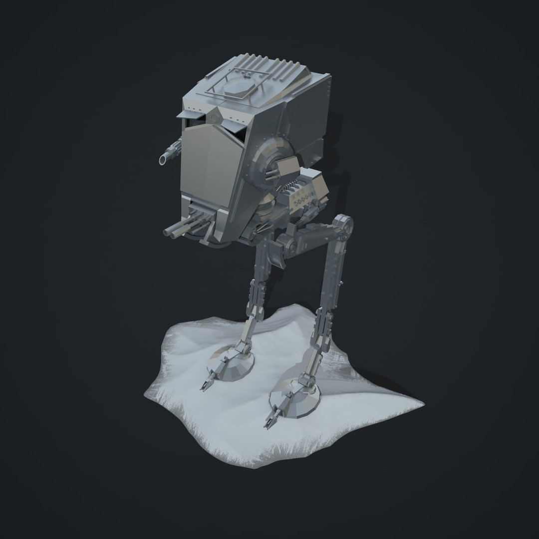 3d At-st Walker Model