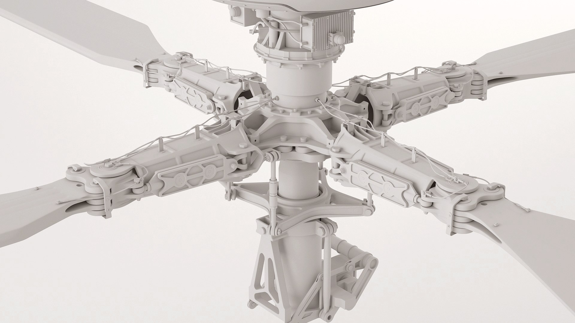 Rotor Apache 3d Model
