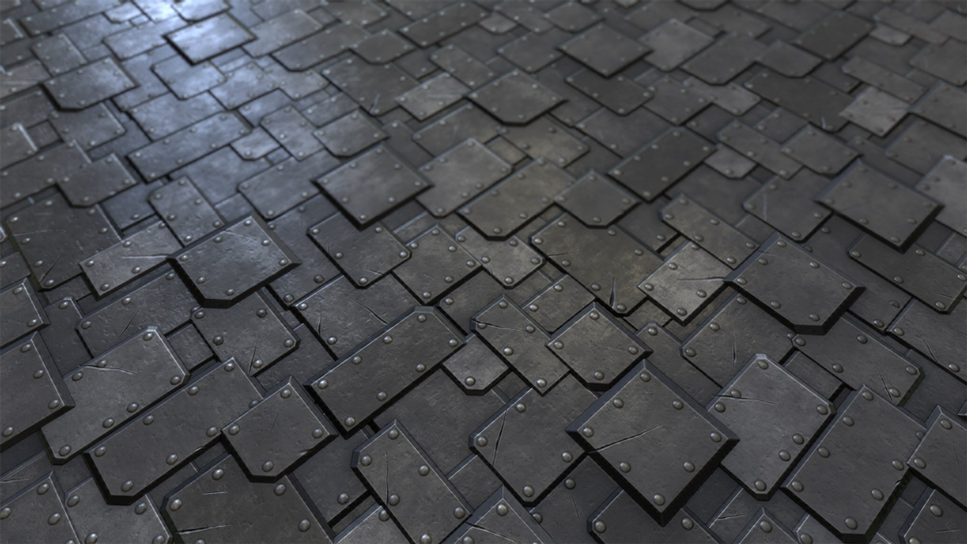 Metal Plate Tile 02 - TurboSquid 905437