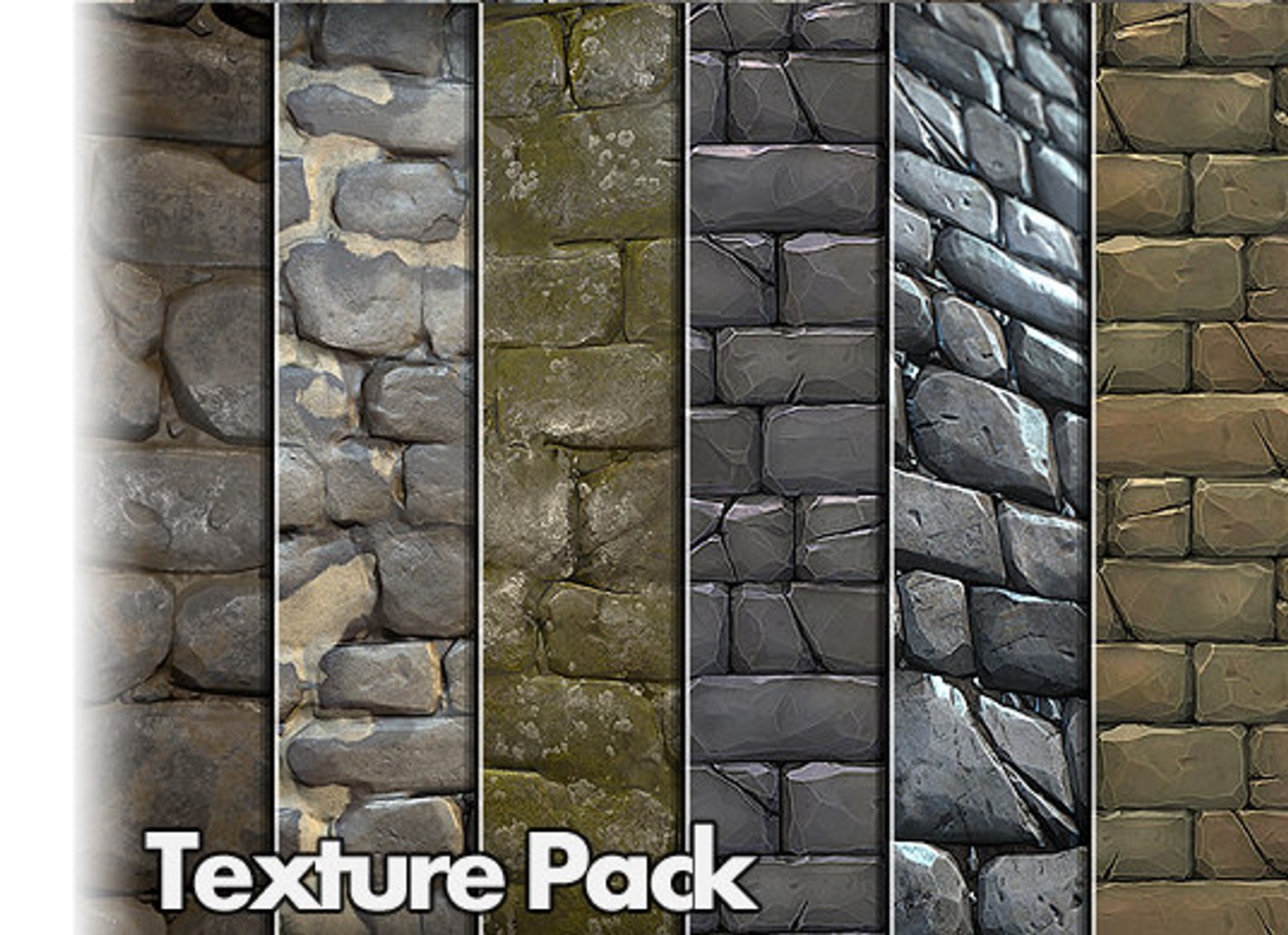Stone Wall Texture Pack 01 - TurboSquid 905623