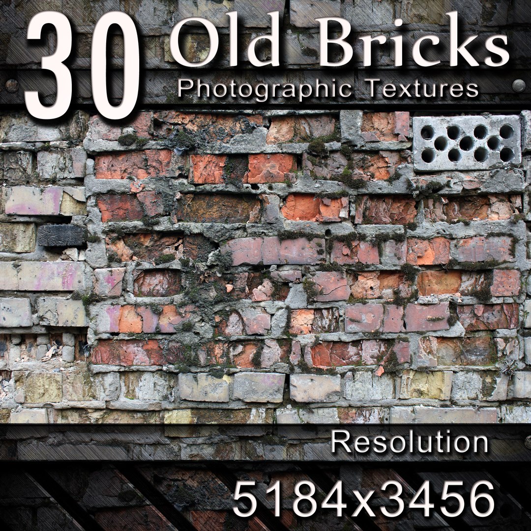 Old Bricks Textures - TurboSquid 916974