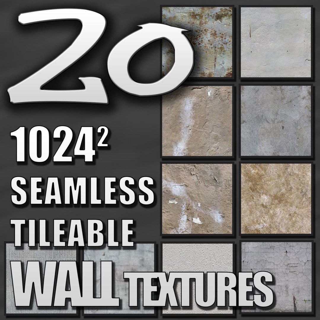 Pack Of 10 Plaster Stucco Paint Wall Textures - TurboSquid 920388