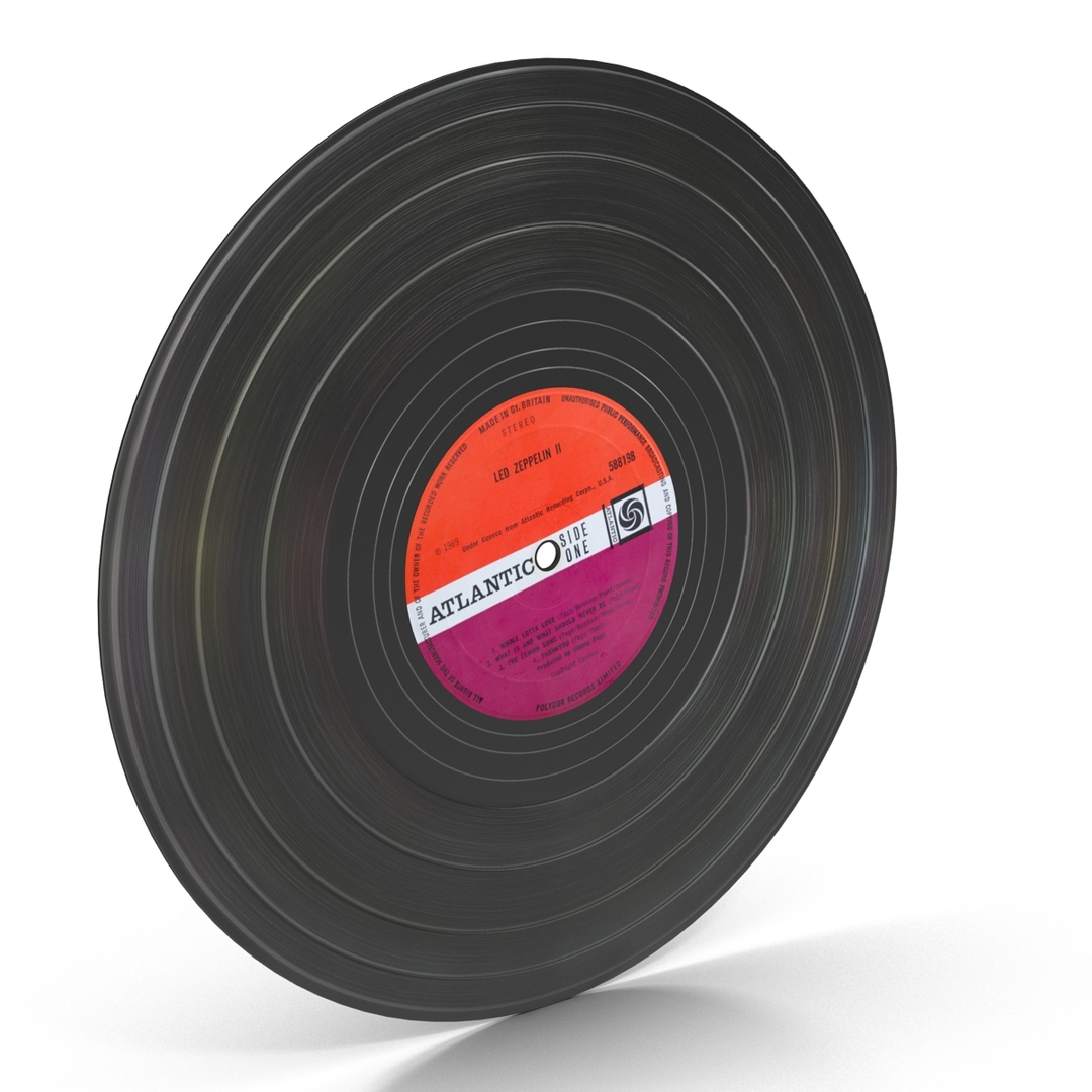 3d vinyl modeled realistic model