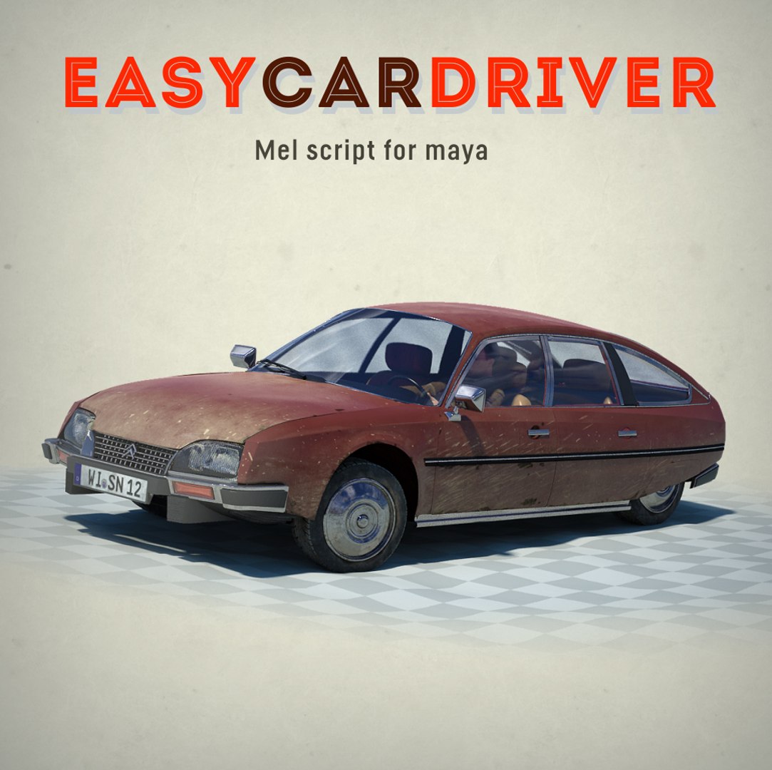 maya car rig generator mel script - TurboSquid 929693