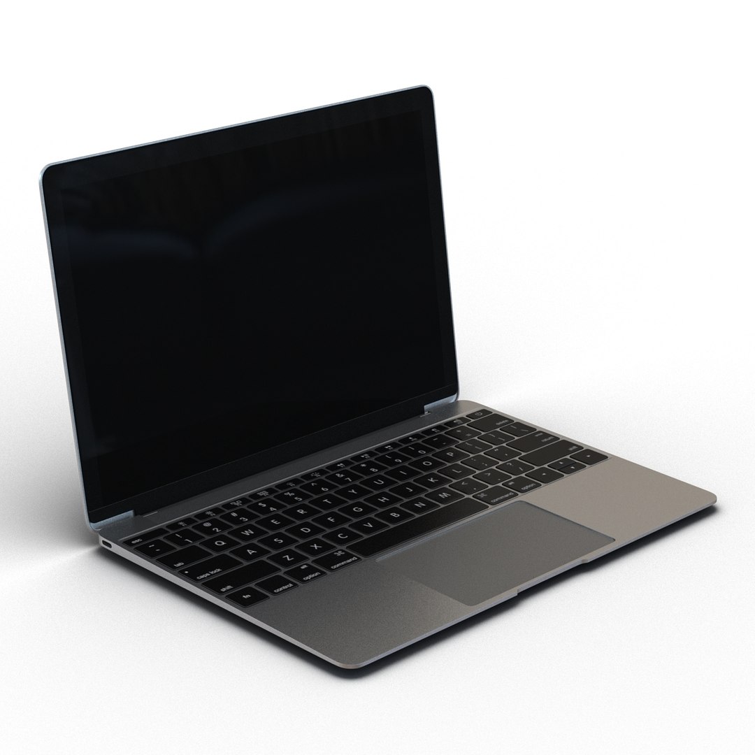 3d model generic laptop 3