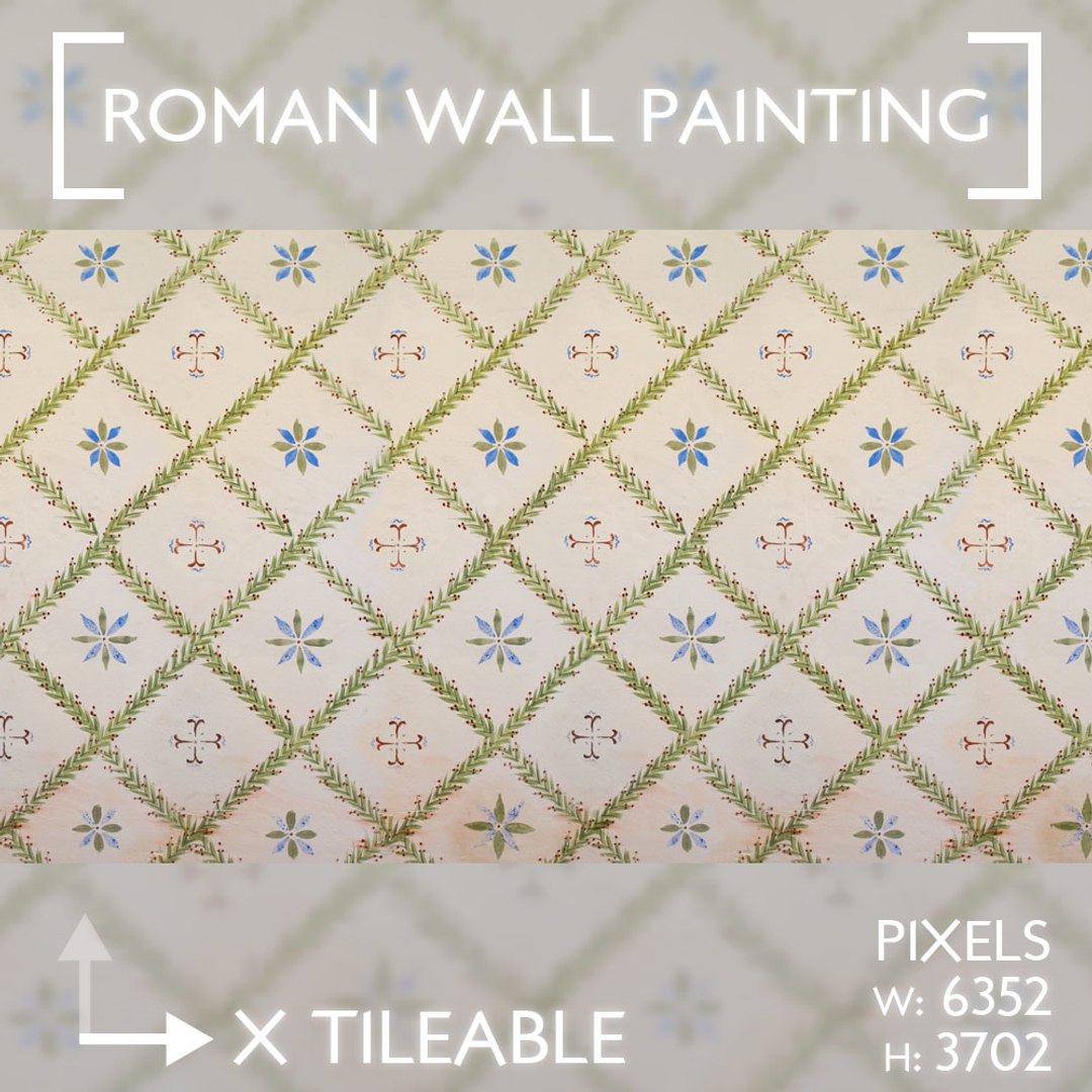 Roman Wall Painting Scheme - TurboSquid 991605