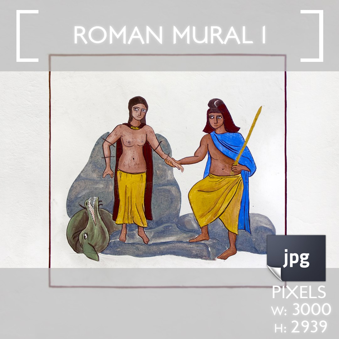 Roman Mural 1 - TurboSquid 998511