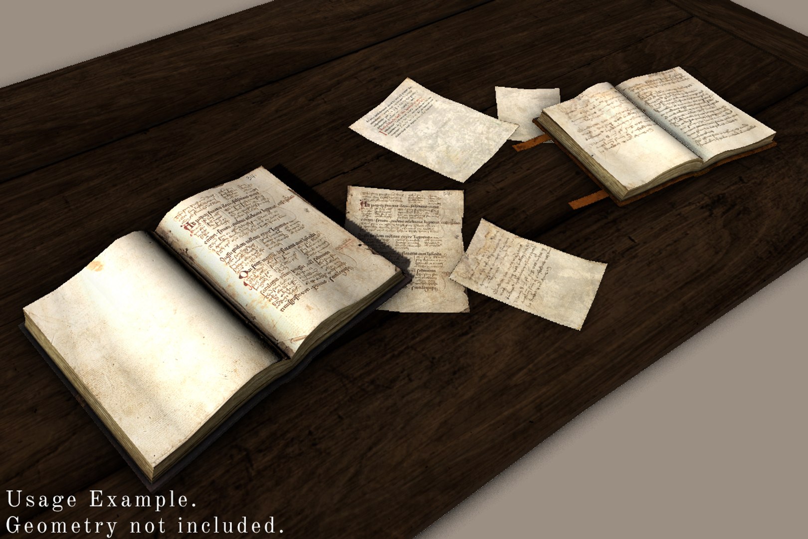 Medieval Book Pages Texture - TurboSquid 1016182