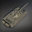 Low-poly Battle Tank T-72 3d Model