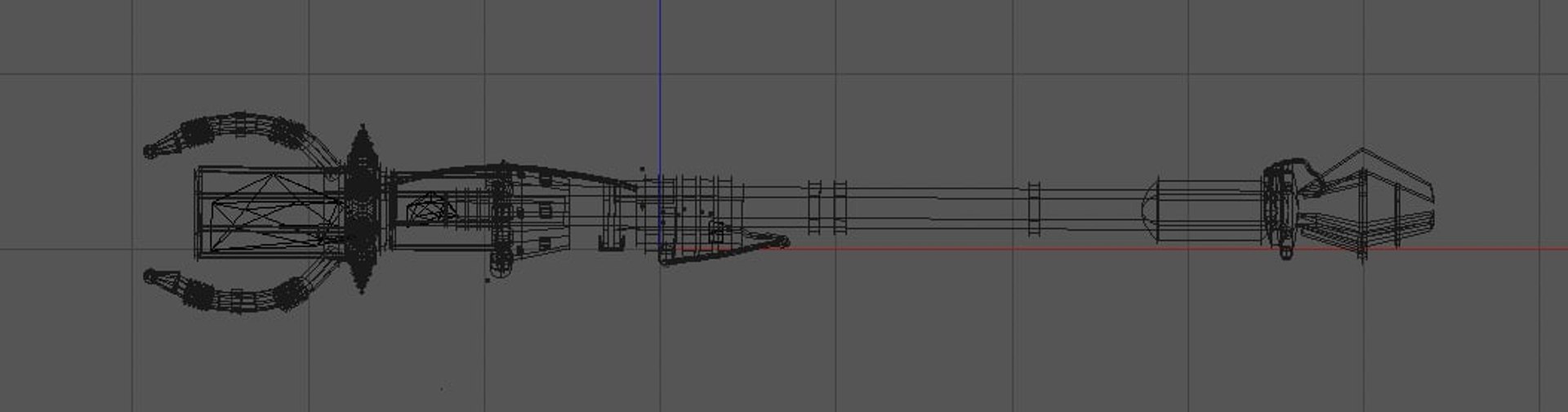 Staff Lightning 3d Model