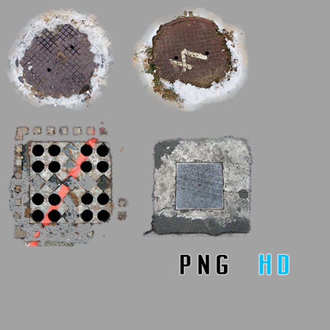 93 HD Manholes And More Textures - TurboSquid 1053010