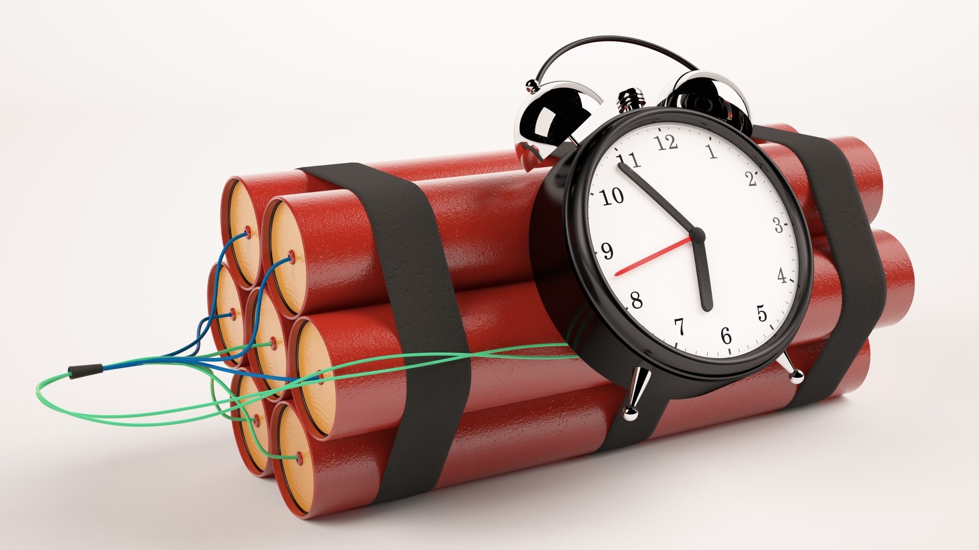 c4d dynamite clock