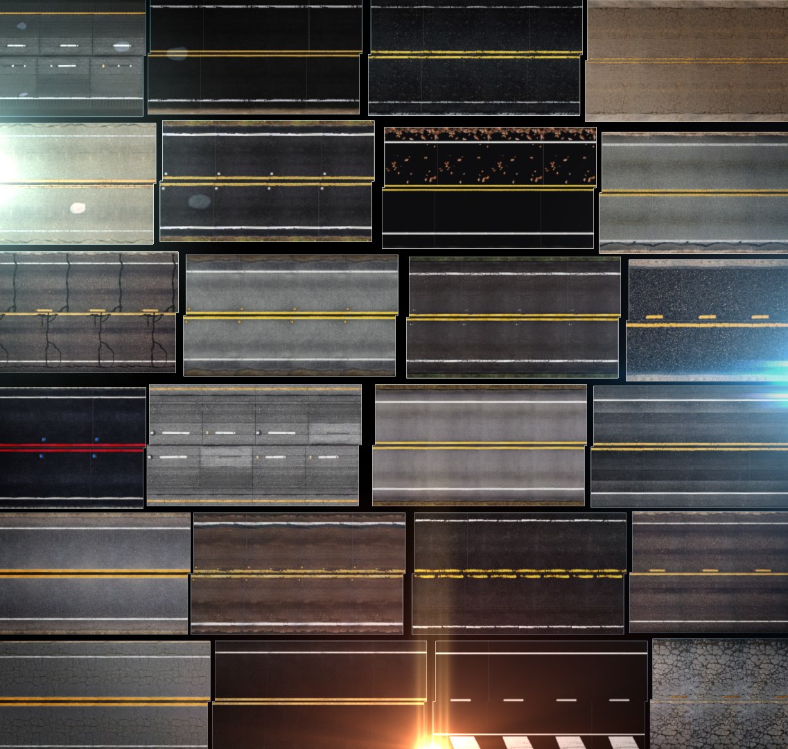 Road Texture Pack PREMIUM HD - TurboSquid 1058967