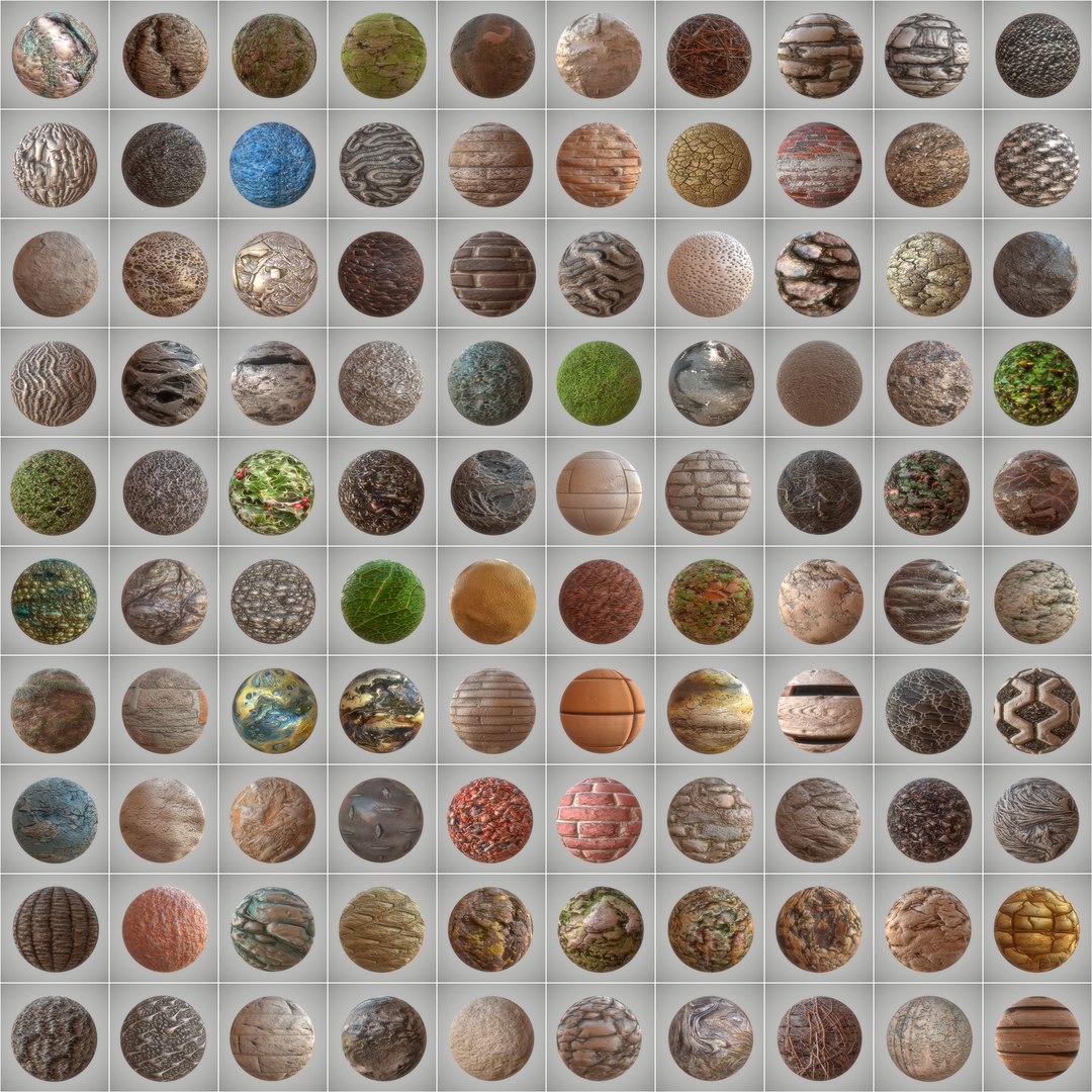 100 Seamless PBR Materials Master Collection - TurboSquid 1067929