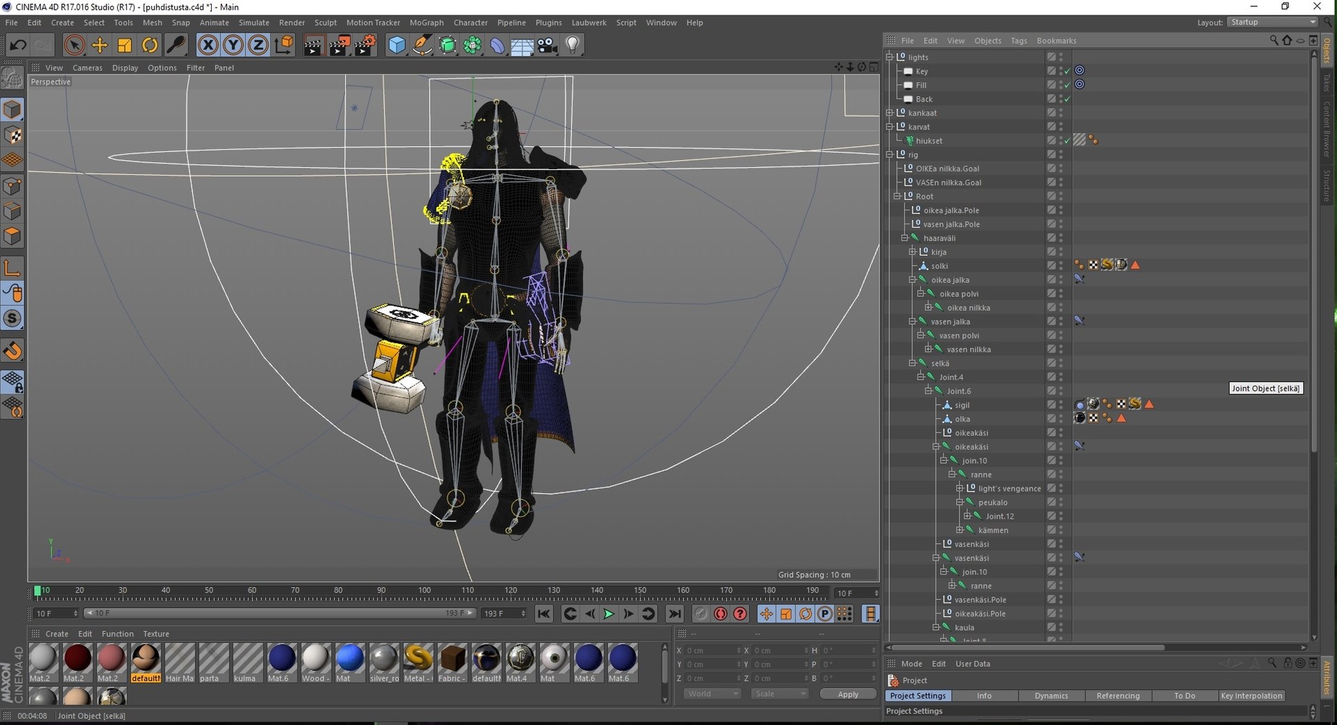 C4d Rigged Ready Animations