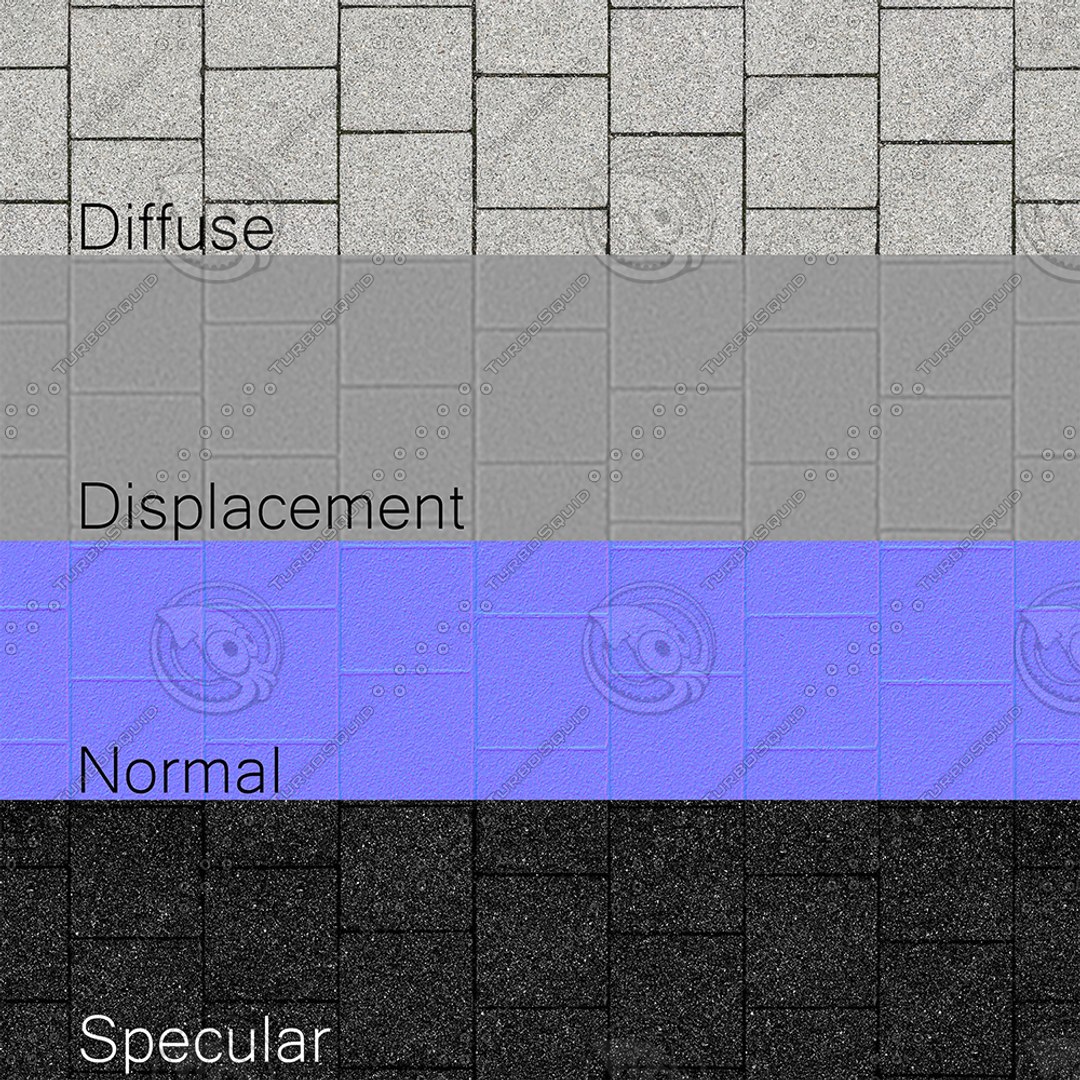 Square Concrete Pavement - TurboSquid 1092917